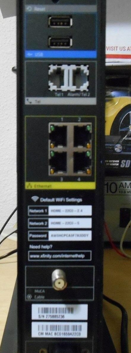 READ DESCRIPTION FIRST CISCO XB3 DPC3941T WIFI VOICE CABLE MODEM Duel Band