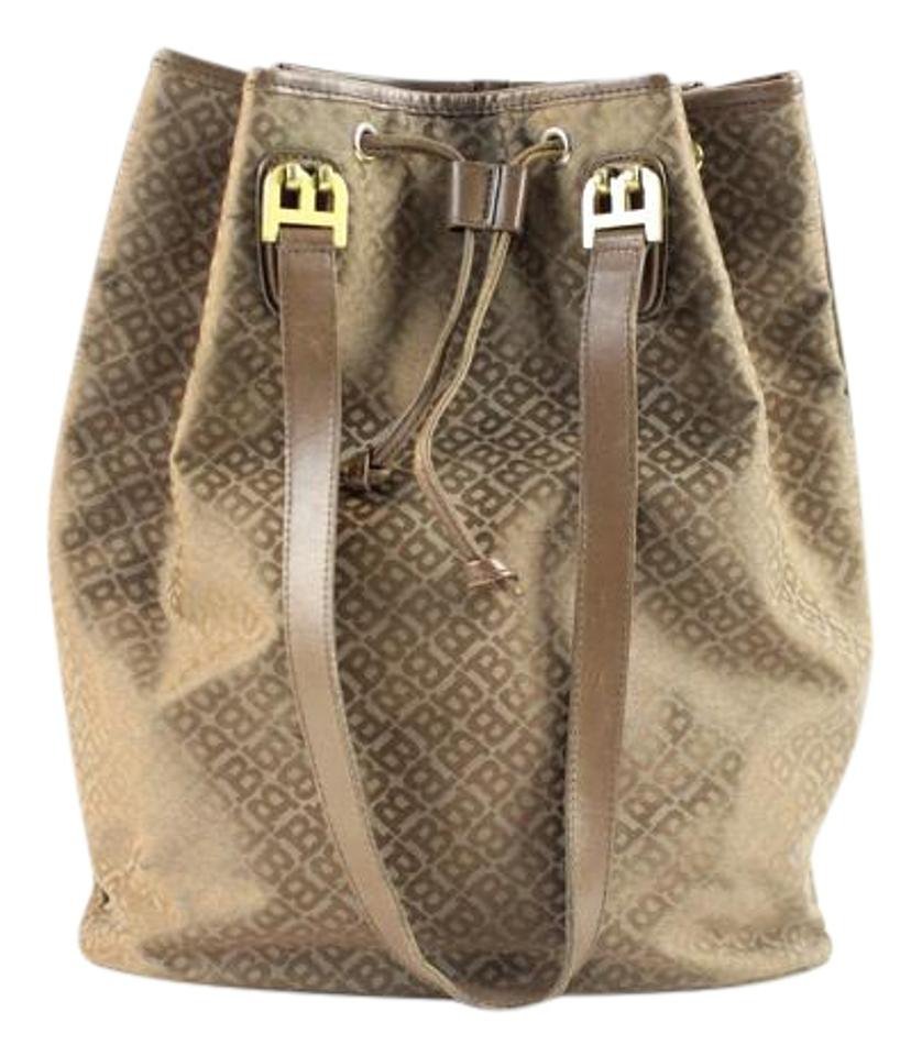 Bally Monogram Bucket 113misa1025 Shoulder Bag