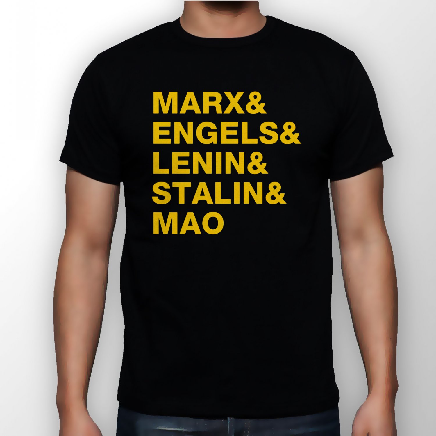 Best New Communist Leaders Man Black T Shirt S to 5XL