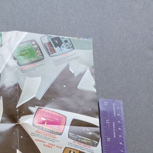 Original 1989 Nintendo NOW YOU'RE PLAYING WITH POWER! Poster Insert Ad ...