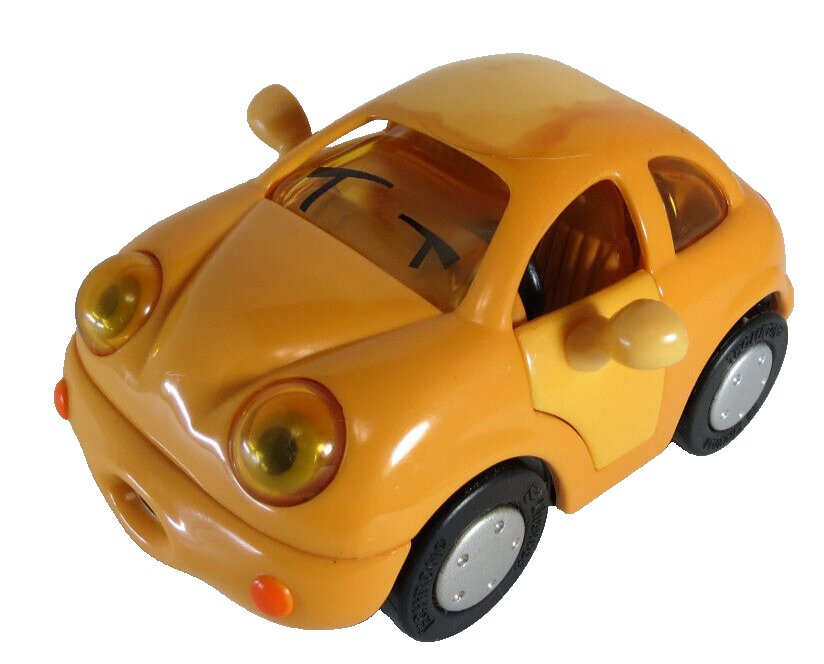 Chevron Mini Yellow Toy Car Bailey Bouncer #19 Car with Eyes