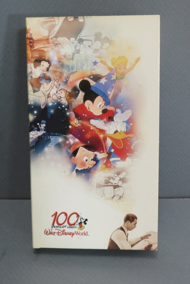 Vintage 100 Years of Magic-Walt Disney World Promo VHS Tape