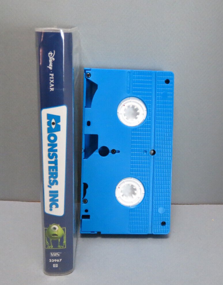 Monsters, Inc. (VHS, 2002, Clam Shell) Disney Pixar