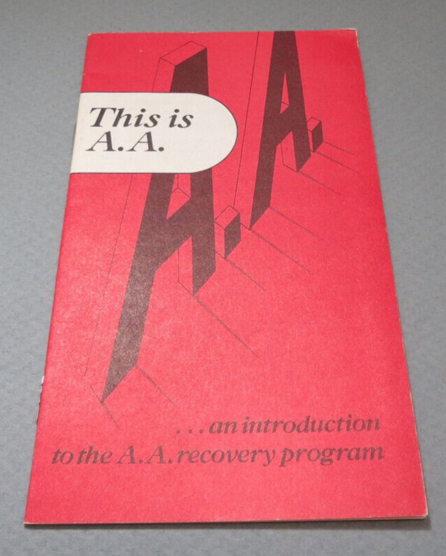 Vintage This is A. A Pamphlet ..and introduction to the A.A. Program ...