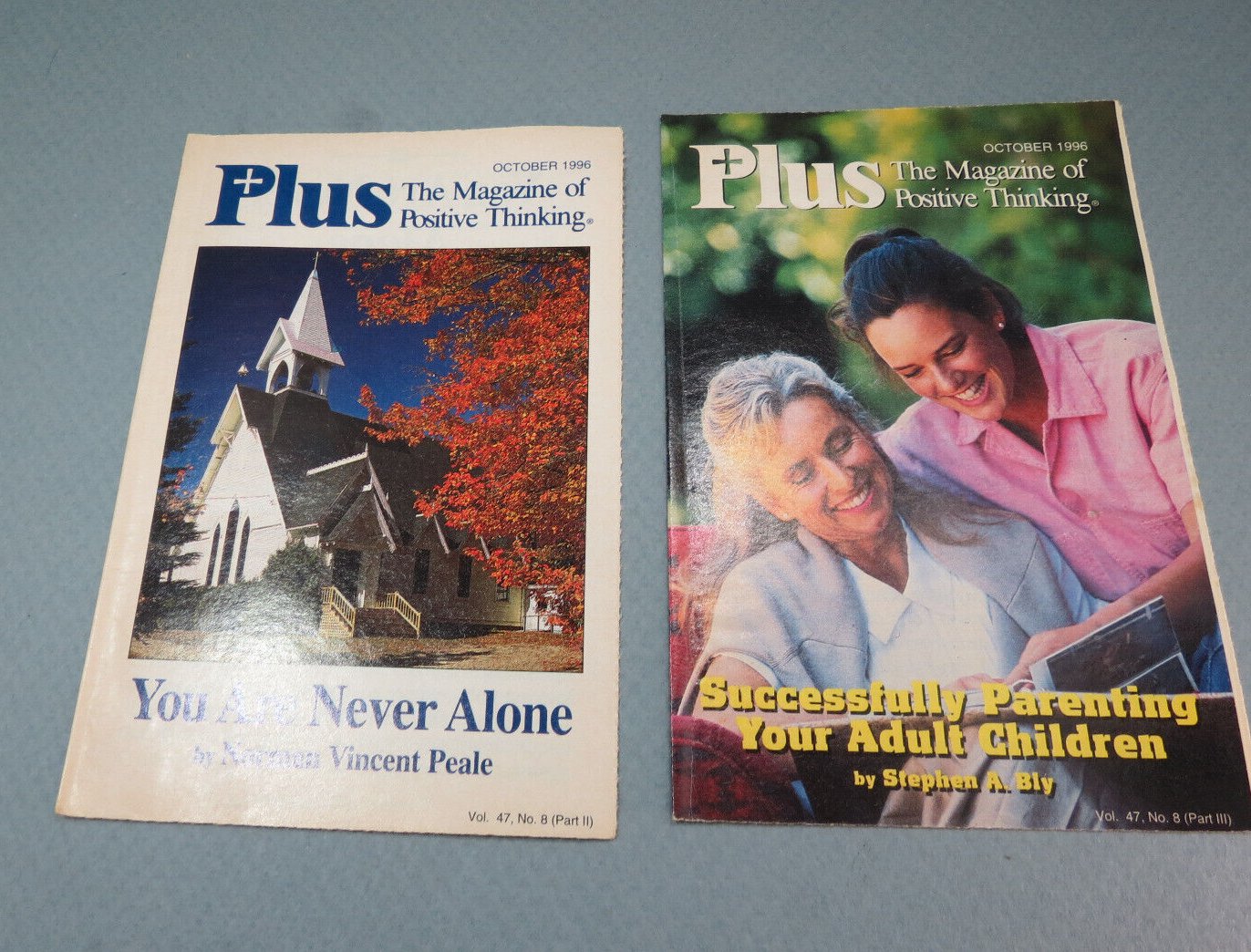 Vintage Plus The Magazine of Positive Thinking Mini October 1996 Part ...