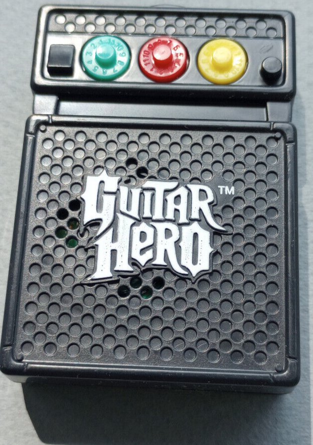Kellogg's Cereal Toy Guitar Hero Amp 3" Plays music 2005-2007