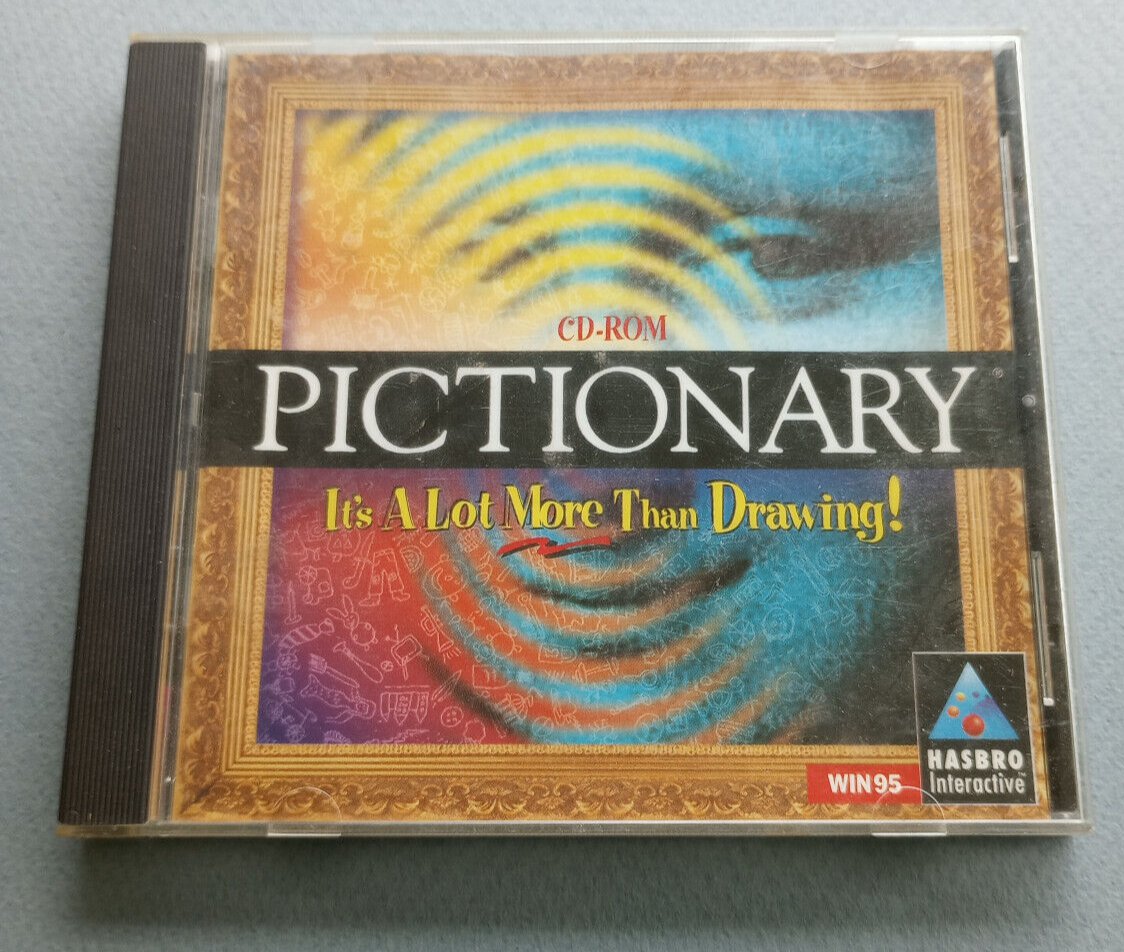 Pictionary PC (CD Rom, 1997, Hasbro Interactive) Win 95 ESRB K-A Game
