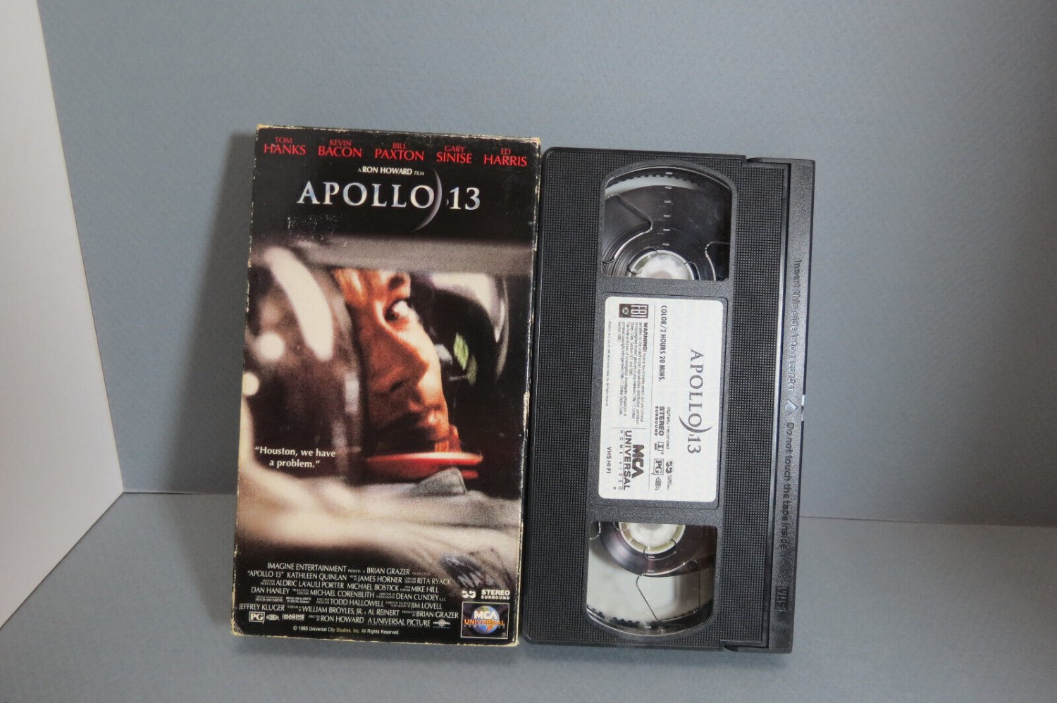 Apollo 13 VHS Tom Hanks Kevin Back Bill Paxton Gary Sinise Ed Harris PG