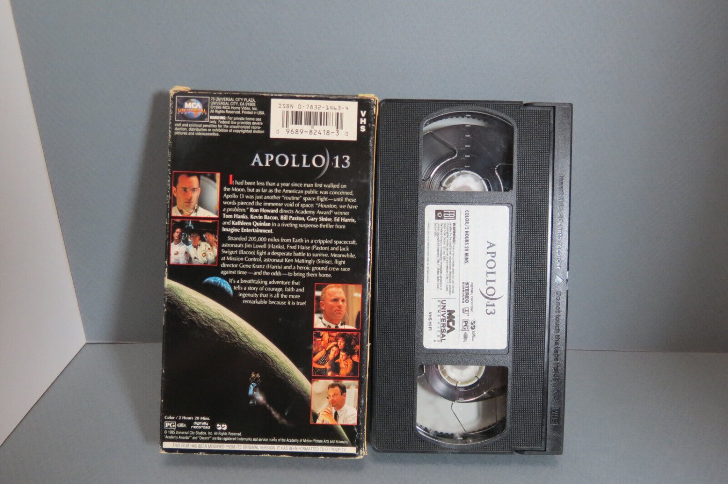 Apollo 13 VHS Tom Hanks Kevin Back Bill Paxton Gary Sinise Ed Harris PG