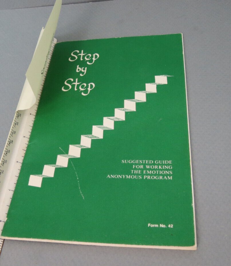 Step by Step Pamphlet Guide for Emotions Anonymous 1986 Green Cover ...