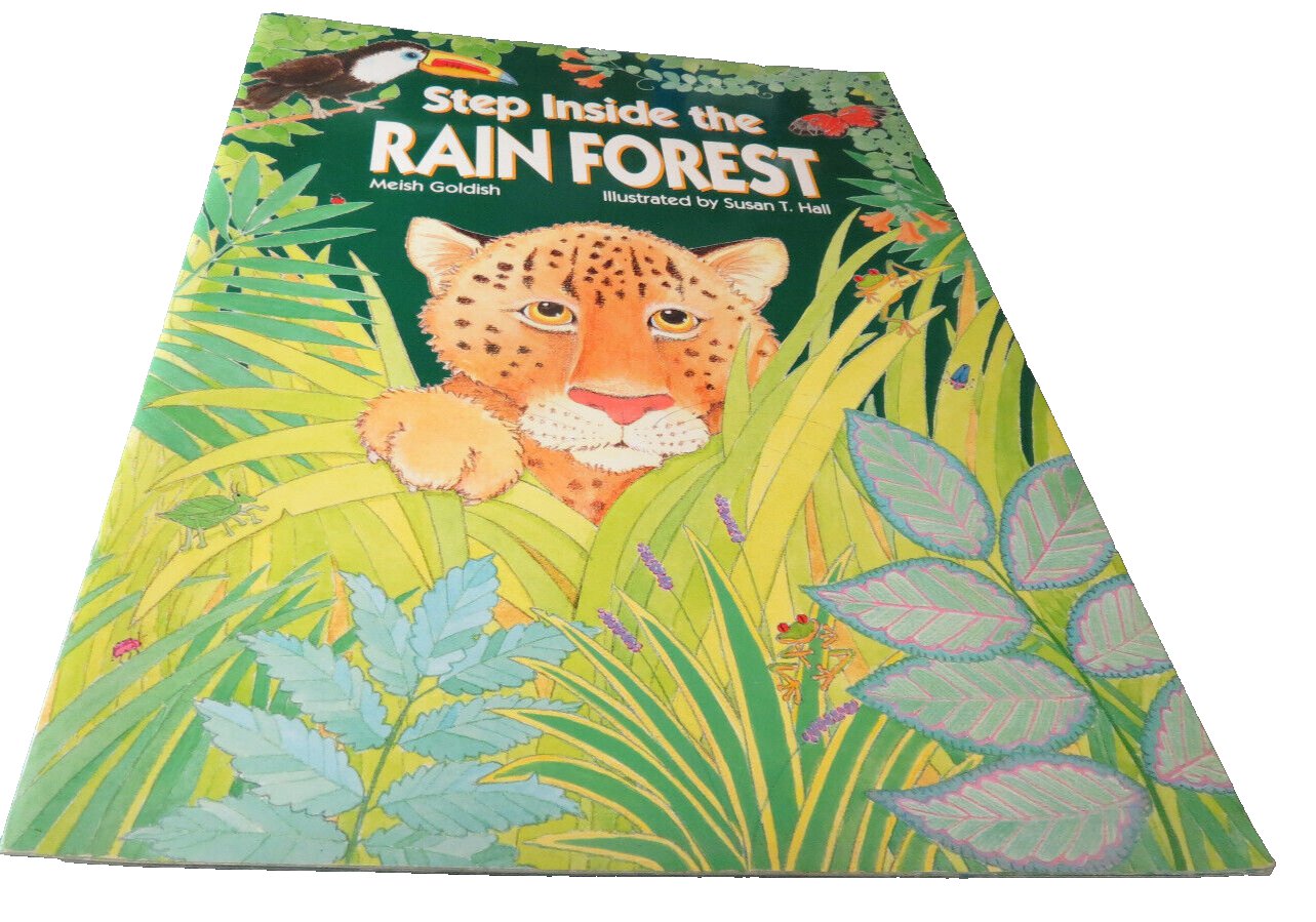 Step Inside The Rain Forest Children's "Big Book" 1996 Learning to Read