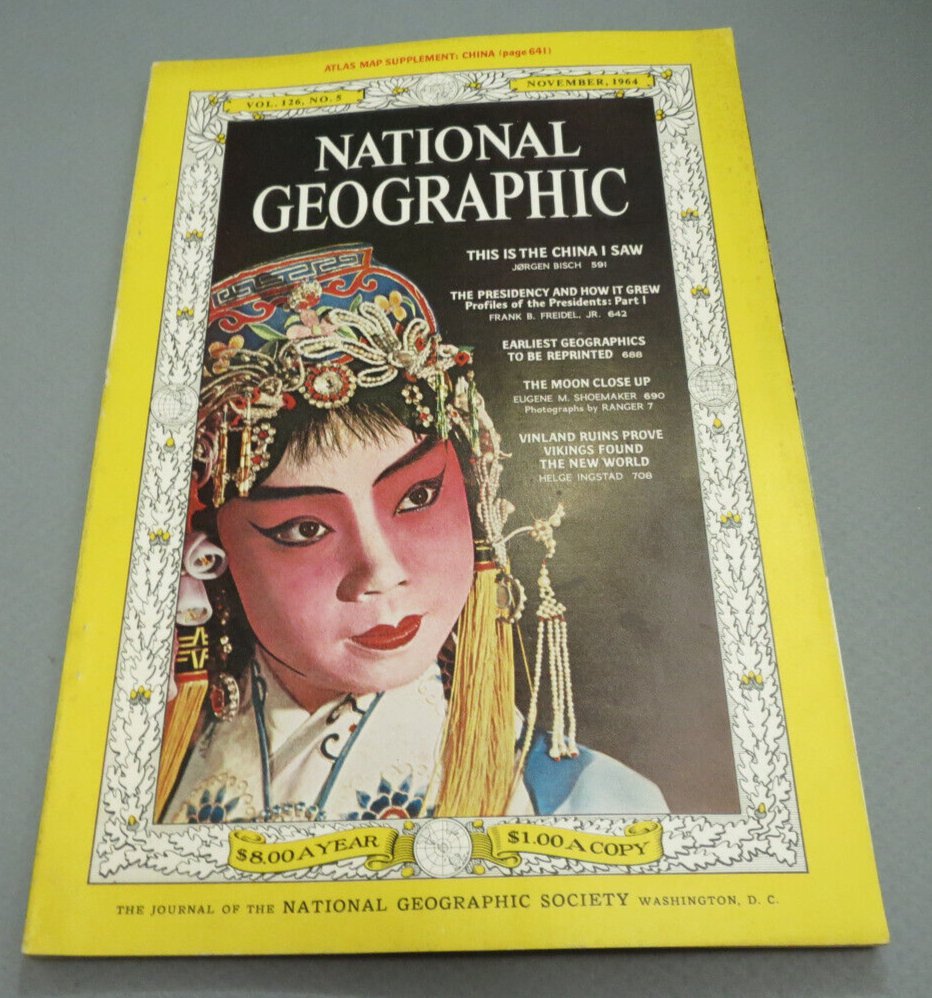 National Geographic Magazine November 1964 Profiles of Presidents Story ...