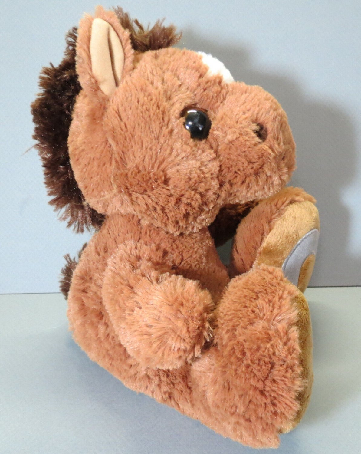 Aurora Taddle Toes Pony Plush Brown Stuffed Animal Horseshoe Feet ...