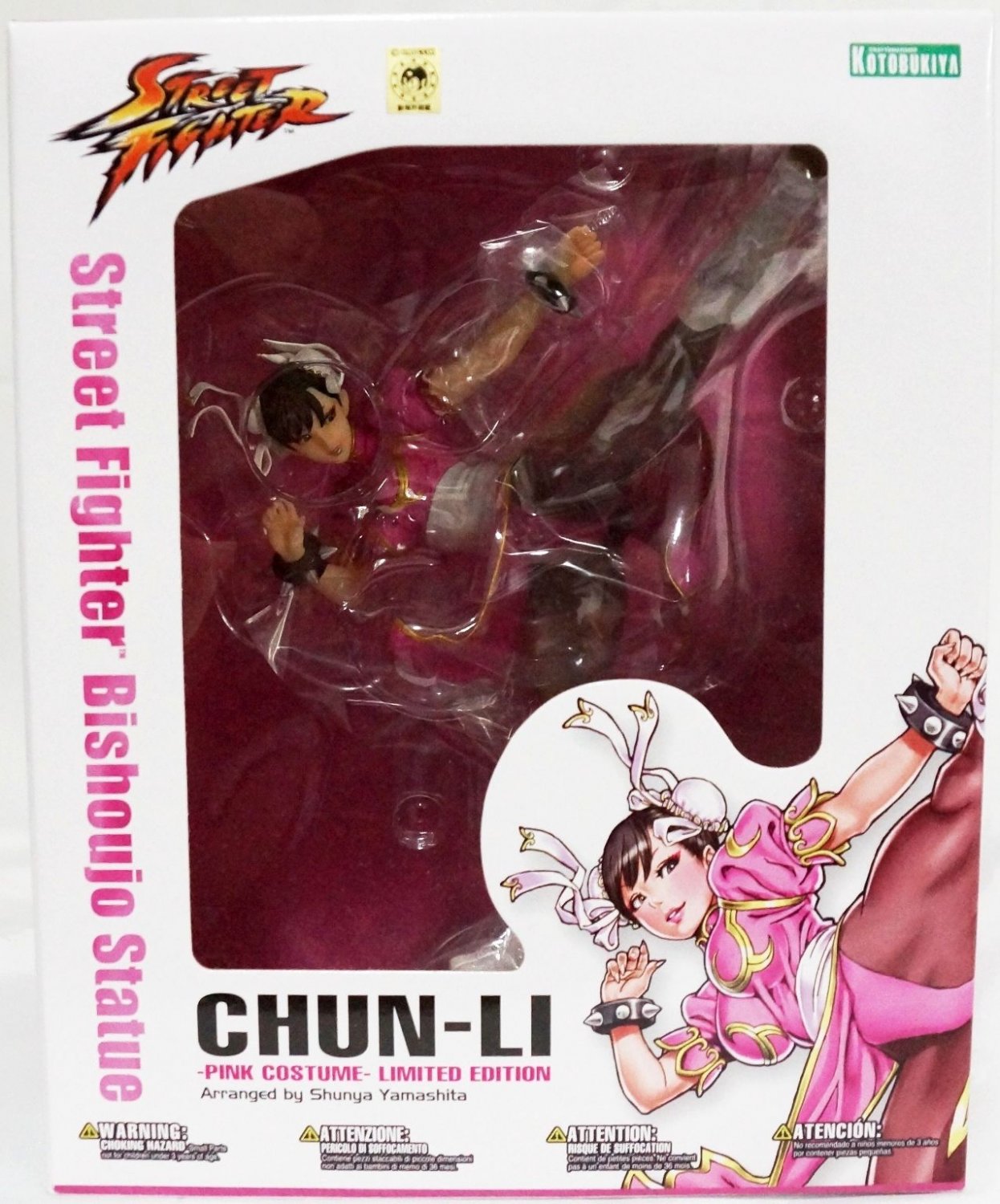 Kotobukiya Street Fighter - CHUN LI Bishoujo Pink Costume Limited ...