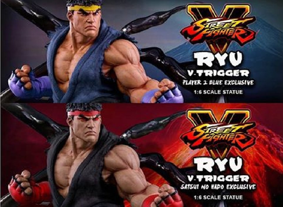 FULLY PAID Ryu V-Trigger Exclusive 1:6 Statue by Pop Culture Shock SET