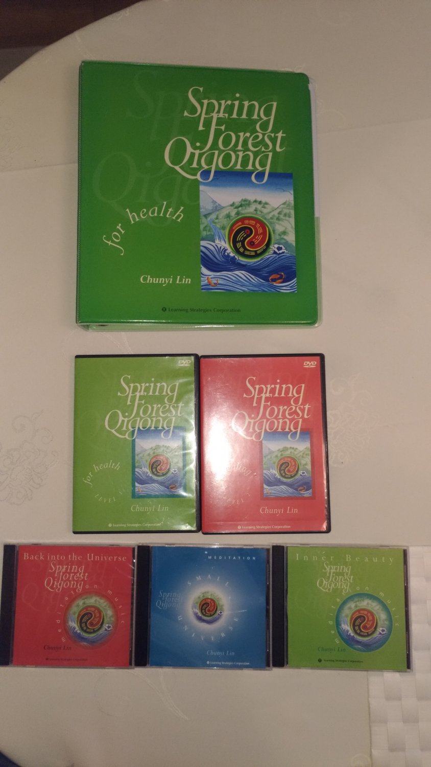 SPRING FOREST Qigong Level 1 Chunyi Lin Inner Beauty Meditation Like New.