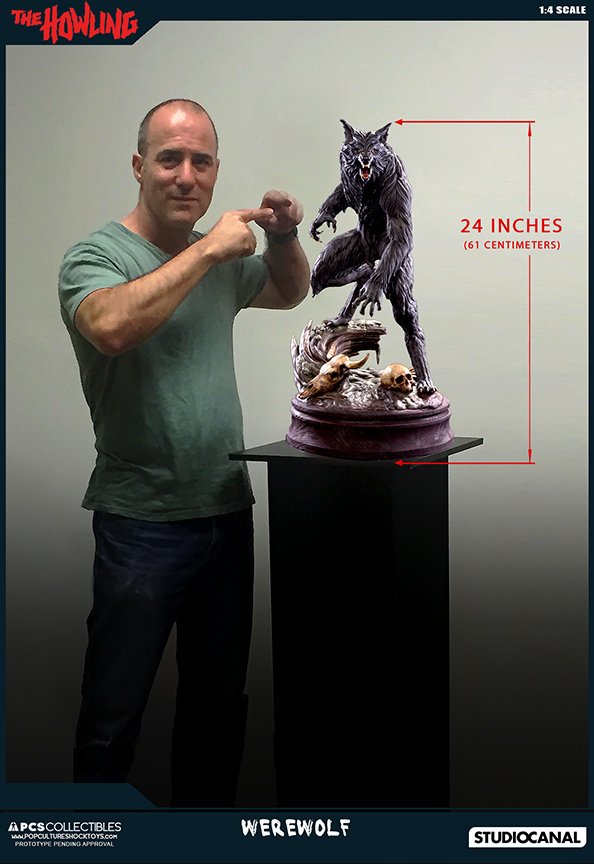 The Howling Statue 1/4 Werewolf Exclusive Pop Culture Shock