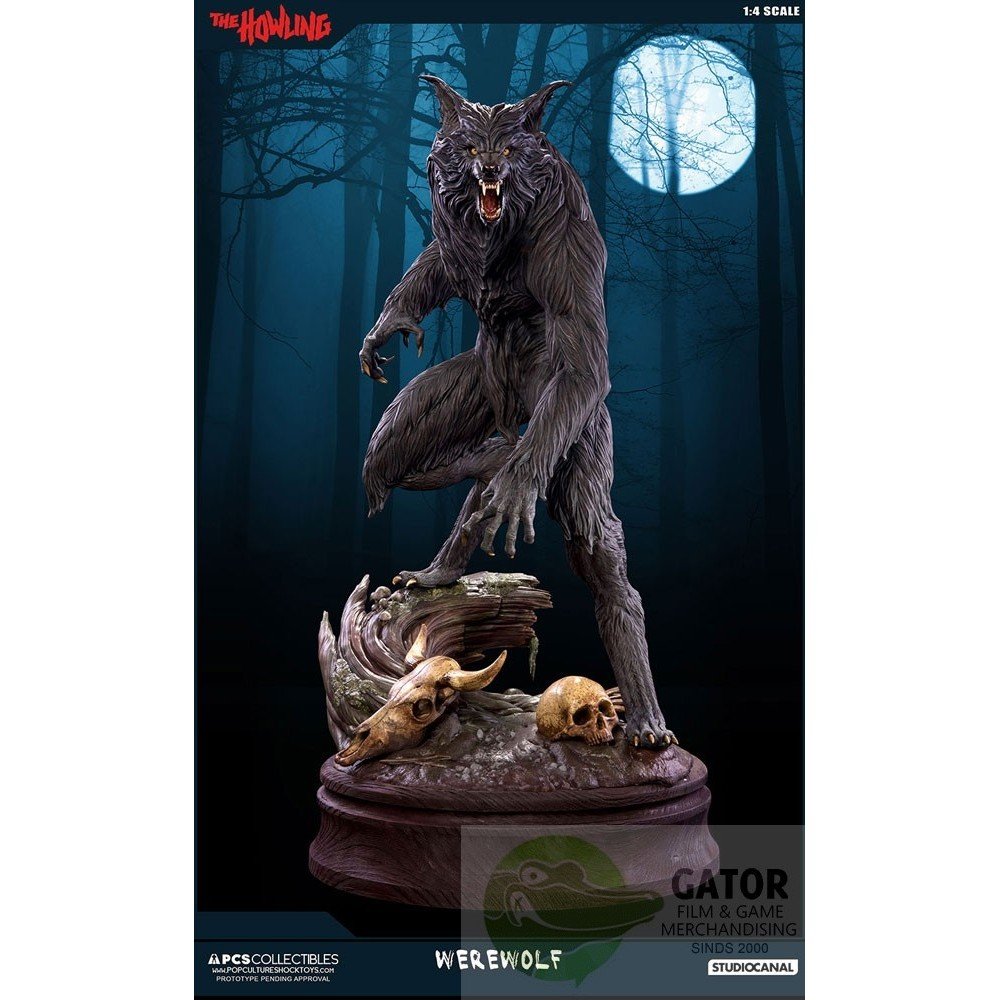 The Howling Statue 1/4 Werewolf Exclusive Pop Culture Shock