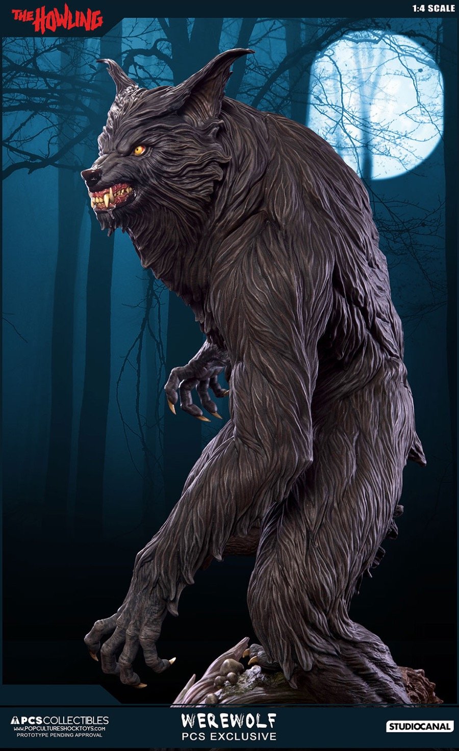 The Howling Statue 1/4 Werewolf Exclusive Pop Culture Shock