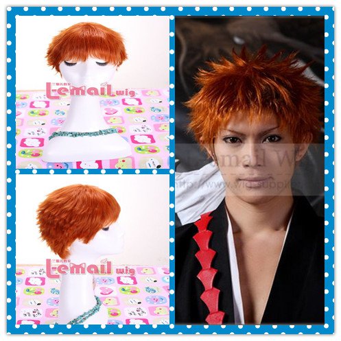 Kurosaki Ichigo BLEACH COSPLAY Party Hair wig RW54