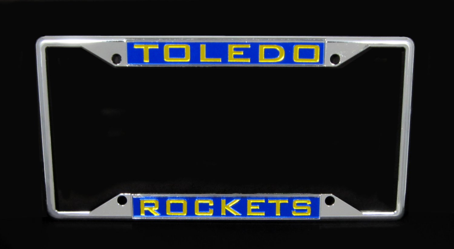 Toledo Rockets Inlaid Metal License Plate Frame