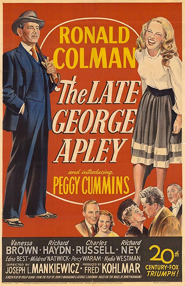 The Late George Apley (1947) - Ronald Colman DVD