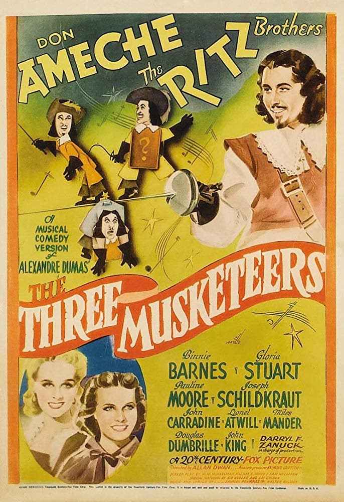 The Three Musketeers (1939) - Ritz Brothers DVD