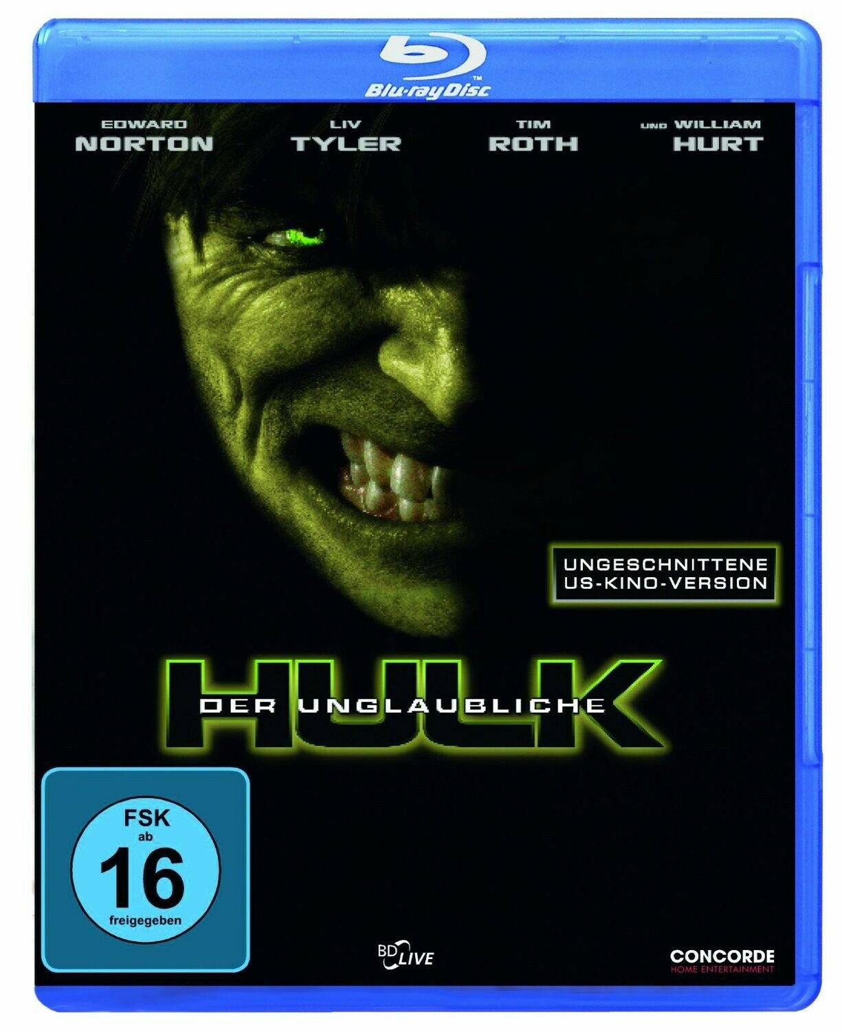 The Incredible Hulk (2008) - Edward Norton Blu-ray
