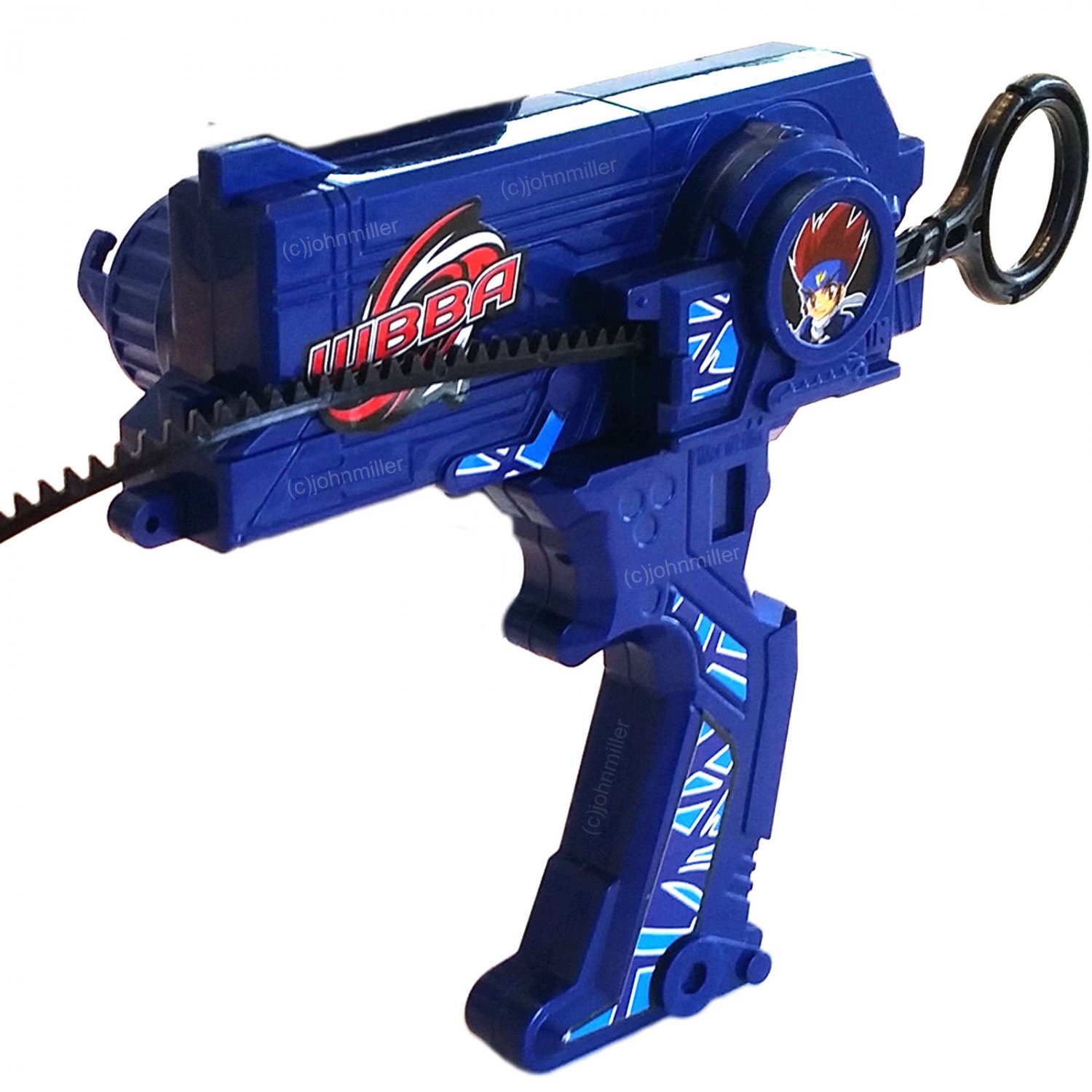 New Beyblade Duotron Dual Launcher / Ripper, BLUE WBBA Version