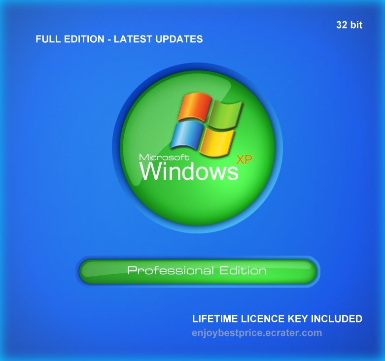 Microsoft Windows XP Professional SP3 32 bit Lifetime FULL NEW KEY + LINK