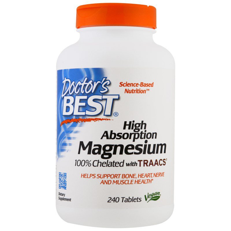 High Absorption Magnesium, 100% Chelated, 240 Tablets