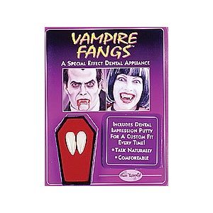 Vampire Fangs Special Effect Dental Appliance Custom Fit