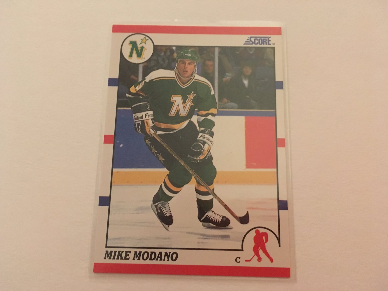 Mike Modano 1990/91 Score Minnesota North Stars Rookie RC Hockey Card #120