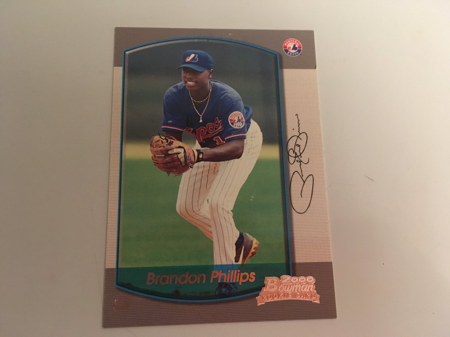 Brandon Phillips 2000 Bowman Montreal Expos Rookie RC Baseball Card # 347