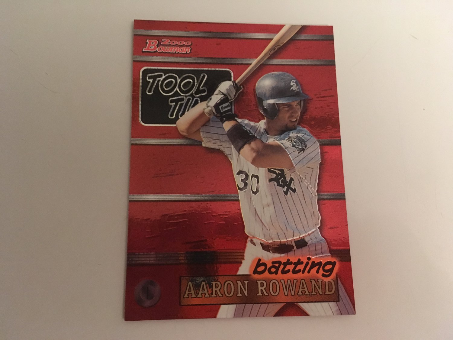 Aaron Rowland 2000 Bowman Chicago White Sox Tool Time INSERT Baseball ...