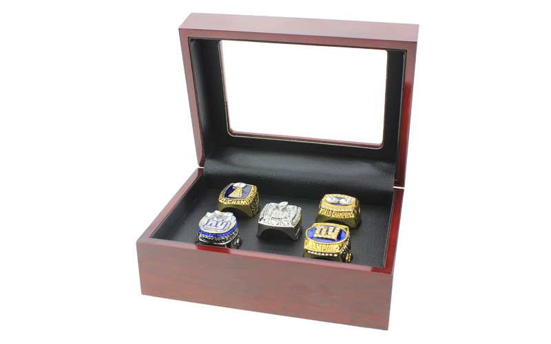 New York Giants Super Bowl Championship Ring Set In Display Box
