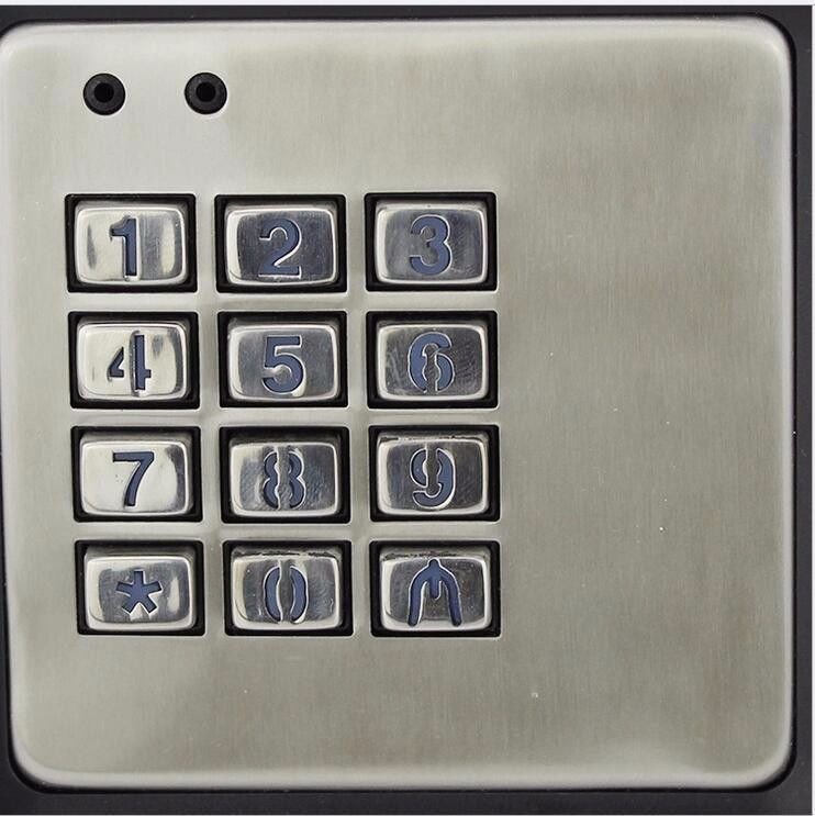 RFID 125KHz 12/18V Stainless Steel Metal Waterproof EM/ID Keypad Access ...
