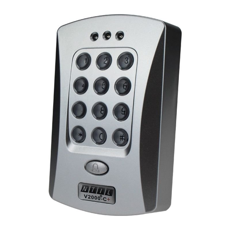 12VDC 125KHz RFID Backlight Bell Access Control Keypad EM/ID Card ...