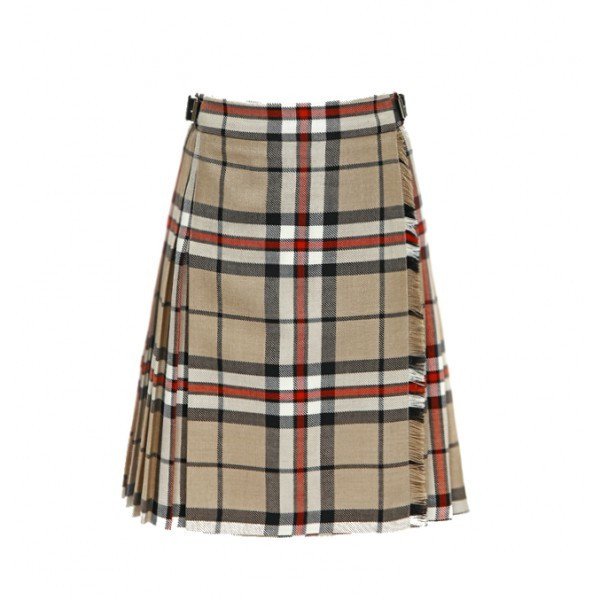 8 Yards 34 Size Camel Thompson Tartan Kilt 8oz