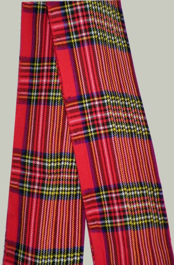 Scottish Piper Kilt Fly Plaid Royal Stewart Tartan KILT piper PLAID