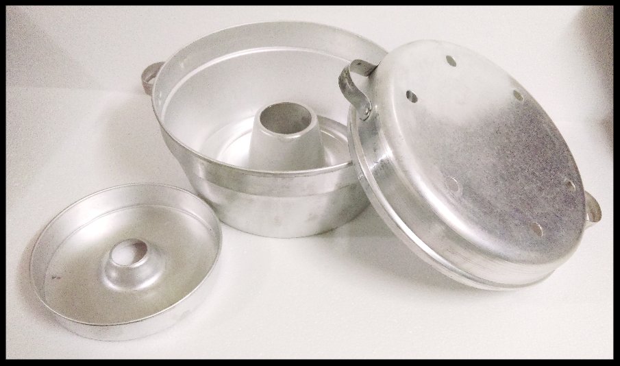 ALUMINUM HANDWA COOKER HANDVA POT HANDVO STEAMER (INDIAN SNACK COOKWARE)