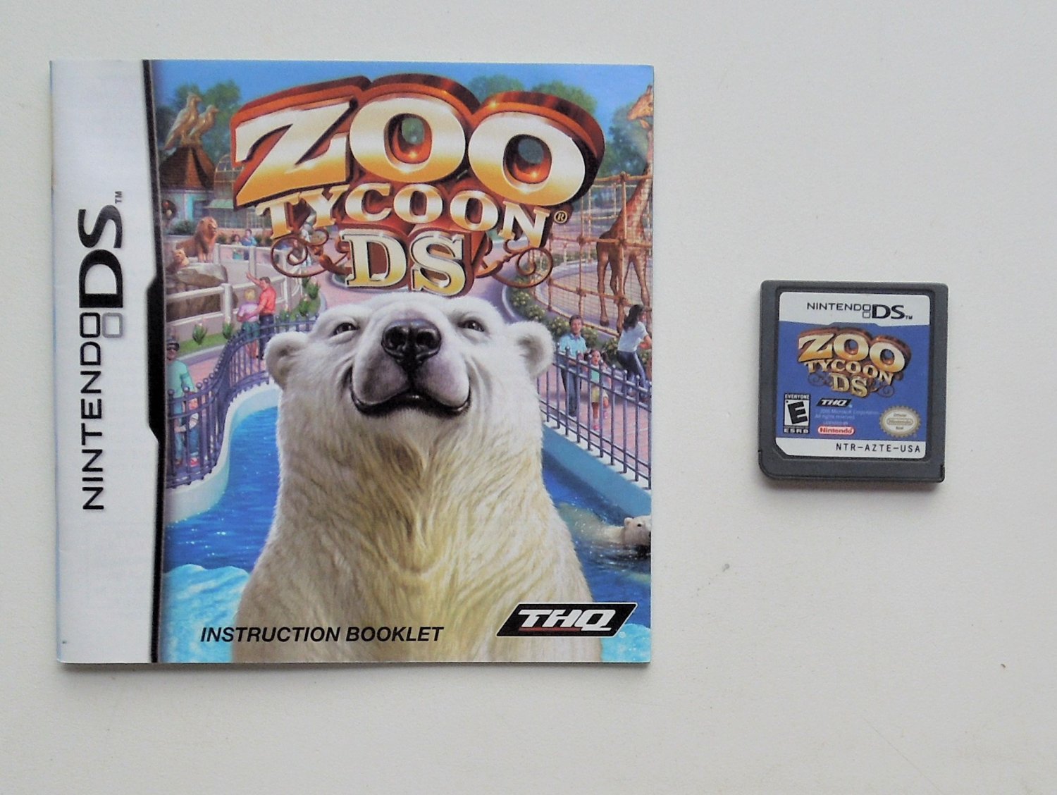 2005 THQ Zoo Tycoon DS For Nintendo DS Game system Game w/Manual