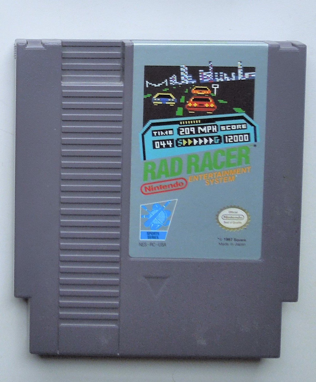 1987 Nintendo Rad Racer For The Classic NES Nintendo Entertainment System