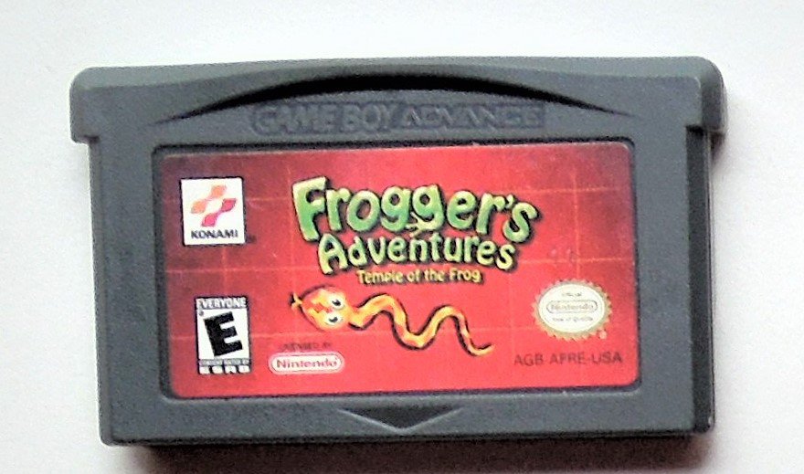2001 Konami Frogger's Adventure Temple Of The Frog For Game Boy Advance