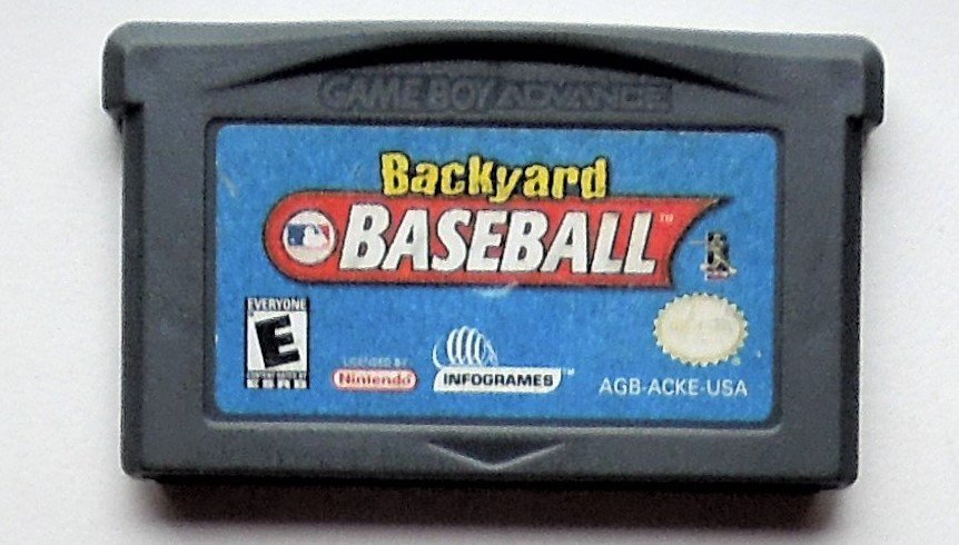 2002 Infogrames Backyard Baseball For The Gameboy Advance & Nintendo DS