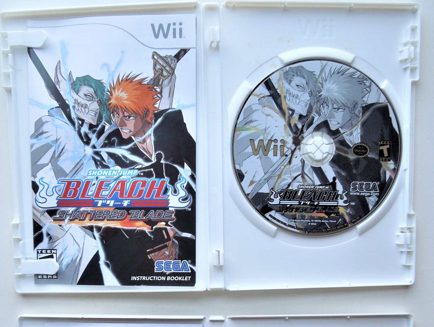 2007 Sega Shonen Jump Bleach: Shattered Blade For Wii Game Systems