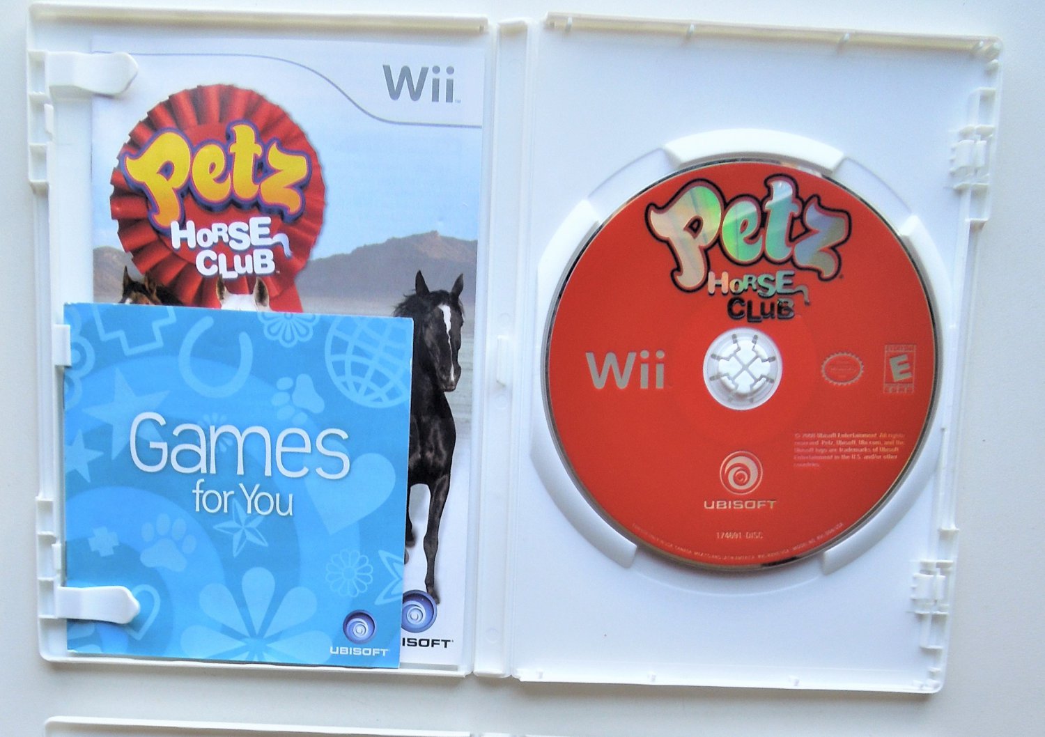 2008 Ubisoft Petz Horse Club For Nintendo Wii Game Systems