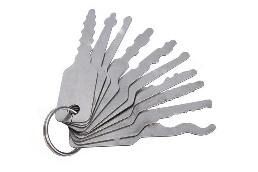 Auto Jigglers and 10 Pieces Master Keys for Cars