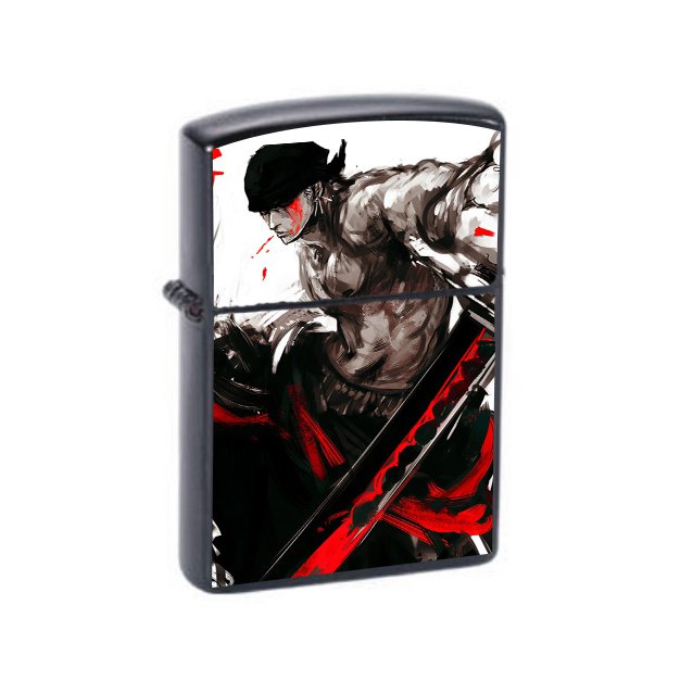 One Piece Roronoa Zoro Japanese Manga - Oil Windproof Flip Top Lighters ...