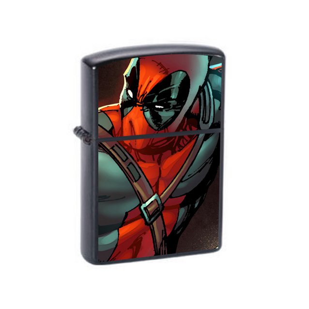 Deadpool - Oil Windproof Flip Top Lighters Briquet Encendedor 10